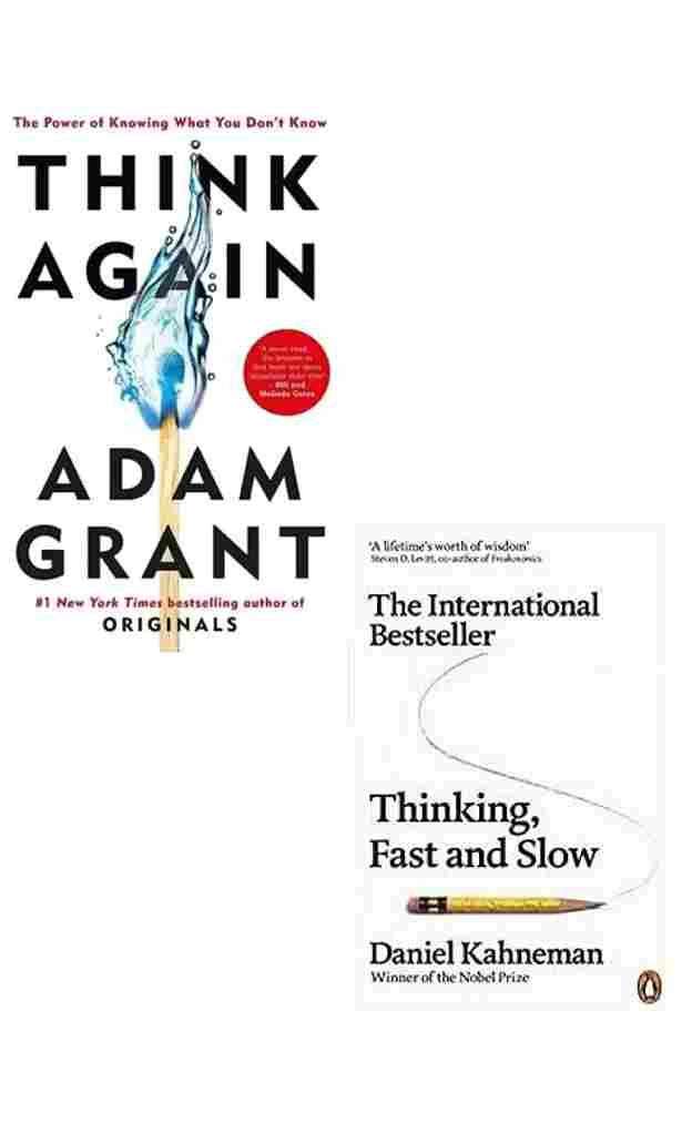Buy Combo- Think Again + Thinking, Fast and Slow – PustakCafe